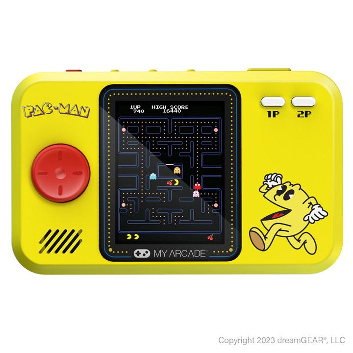 My Arcade | Pac-Man Pocket Player Pro Portable Gaming System | Yellow ...