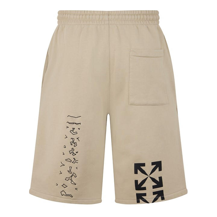 OFF WHITE | Figure Of Speech Sweatshorts | Beige | FRASERS