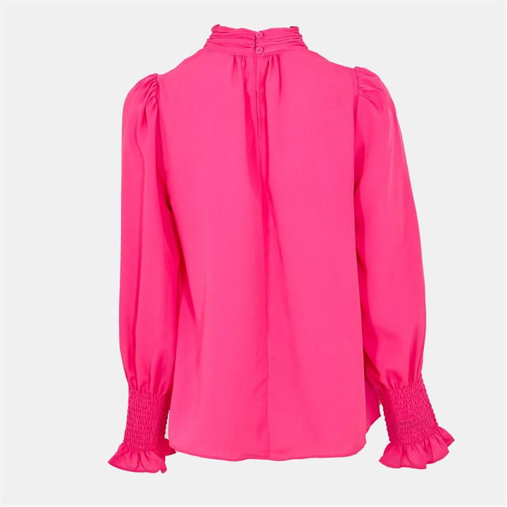 French Connection | Crepe Blouse | Luminous Pink | FRASERS