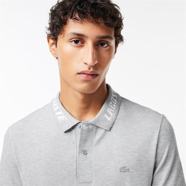 Lacoste | Pique Polo Shirt | Silver Chine | FRASERS