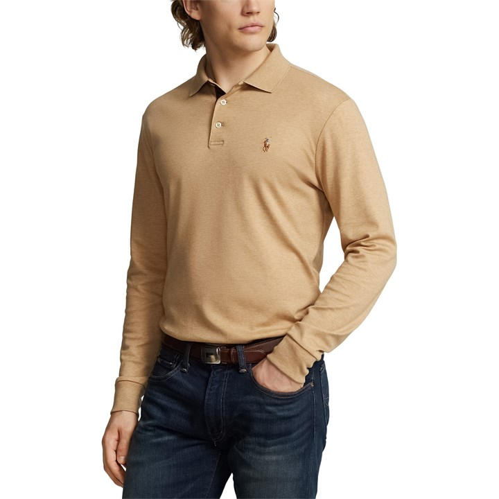 Polo Ralph Lauren | Pima Polo Shirt | Long Sleeve Polos | FRASERS
