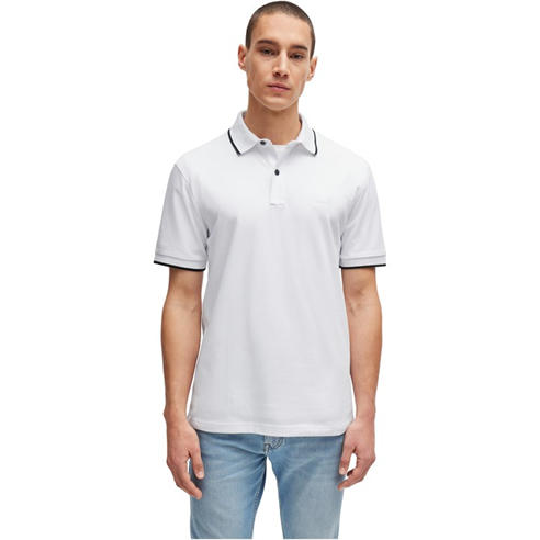 White Polo Shirts Mens
