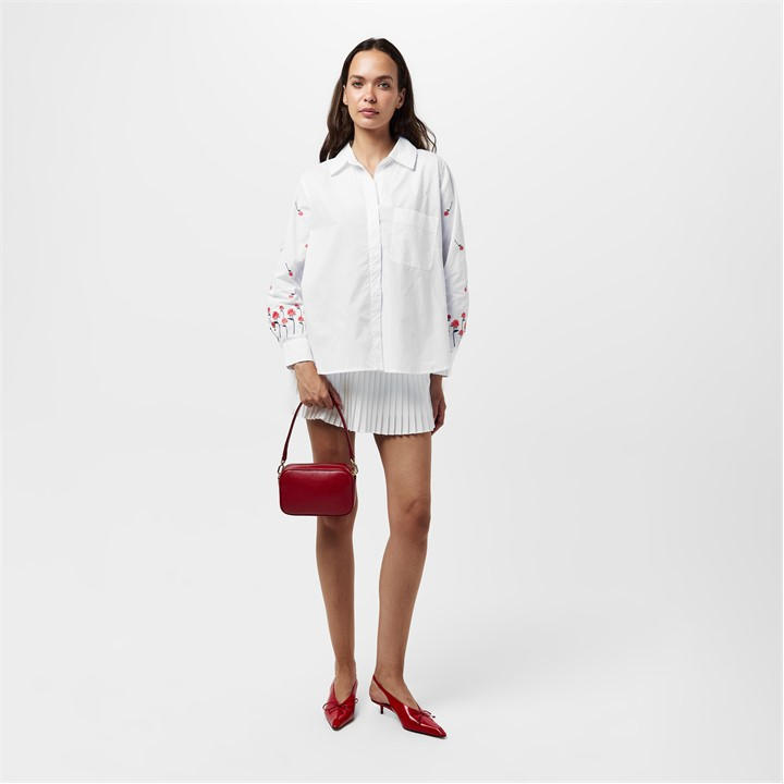 French Connection | Rhodes Shirt | Linen White | FRASERS