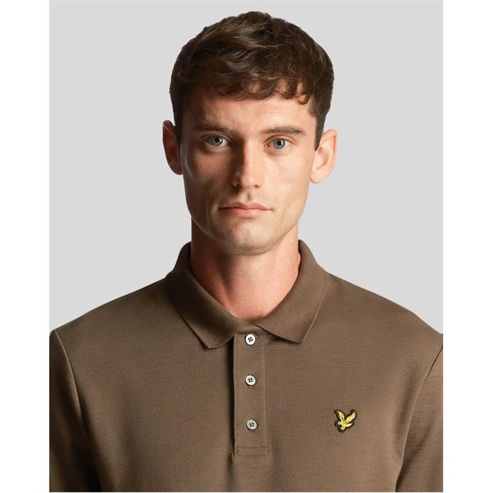 Lyle and Scott | Chnky Slb Plo Sn99 | Olive | House of Fraser