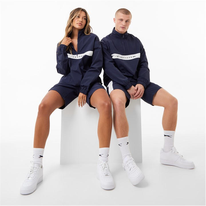 Slazenger | ft. Aitch Contrast Half Zip Track TOP | Tracksuit Tops ...