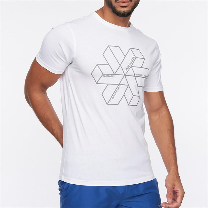 Crosshatch | Allred T- Shirt Mens | Regular Fit T-Shirts | FRASERS