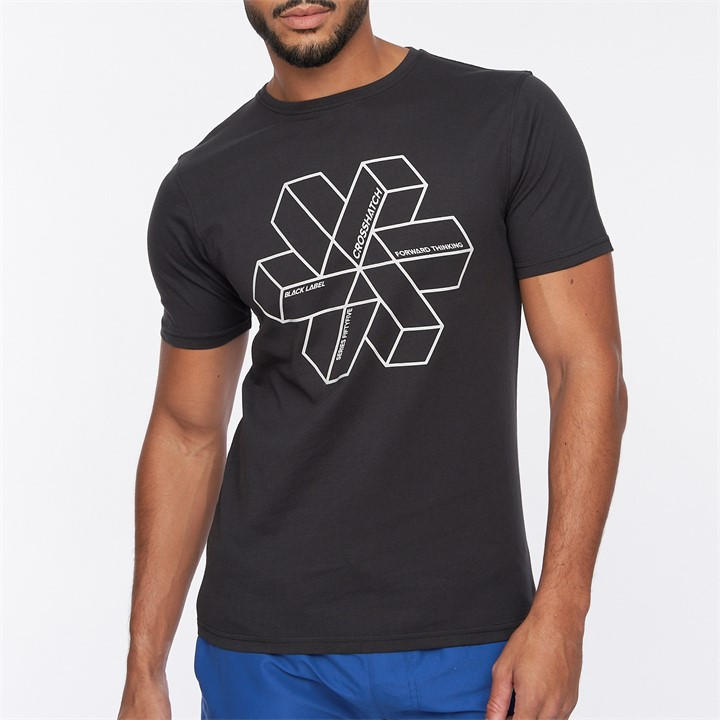 Crosshatch | Allred T- Shirt Mens | Regular Fit T-Shirts | FRASERS