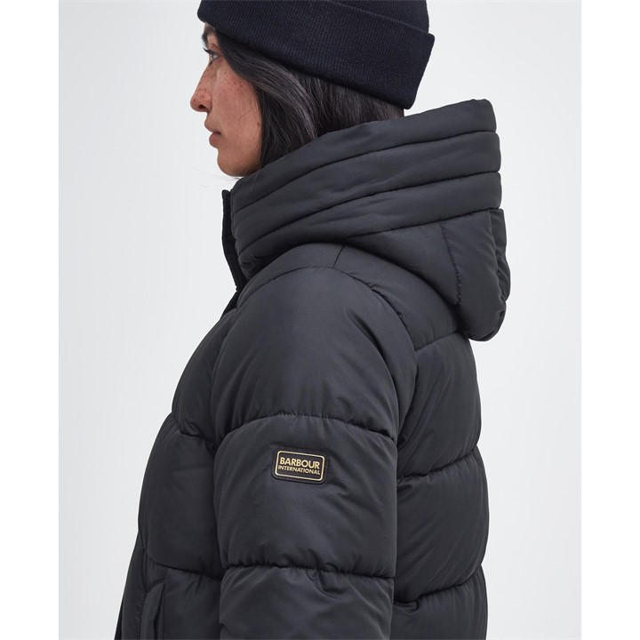 Barbour International | Barron Longline Puffer Jacket | Long Puffer ...