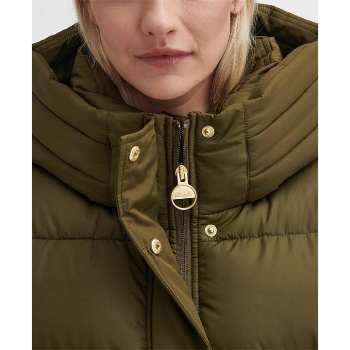 Barbour International | Barron Longline Puffer Jacket | Long Puffer ...
