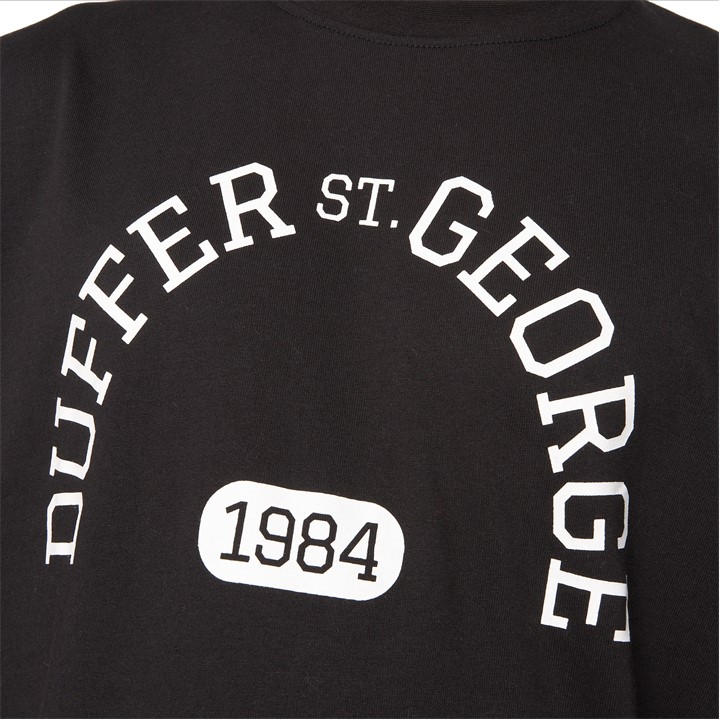 Duffer | Arch T-Shirt | Black | FRASERS