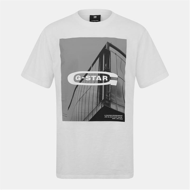 G-star G Star Raw Hq Oldskool Logo T Shirt White | ModeSens