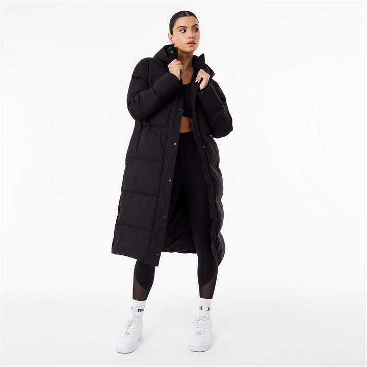Everlast | Hooded Longline Puffer Jacket | Short Puffer Jackets | FRASERS