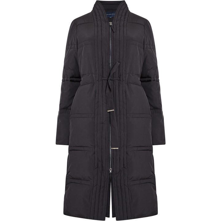 French Connection | Auden Long Coat | 01-Black | FRASERS