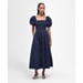 Barbour | Macy Midi Dress | Navy | FRASERS