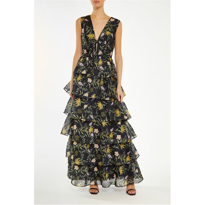 True Decadence | Decadence Genevieve Black-Stem Nature-Floral Tiered ...