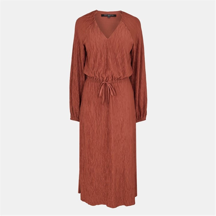 French Connection | Tessa Dress | Russet Brown | FRASERS