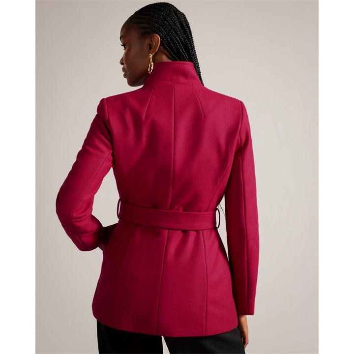 Ted Baker | Rytaa Wrap Coat | Deep-Pink | FRASERS