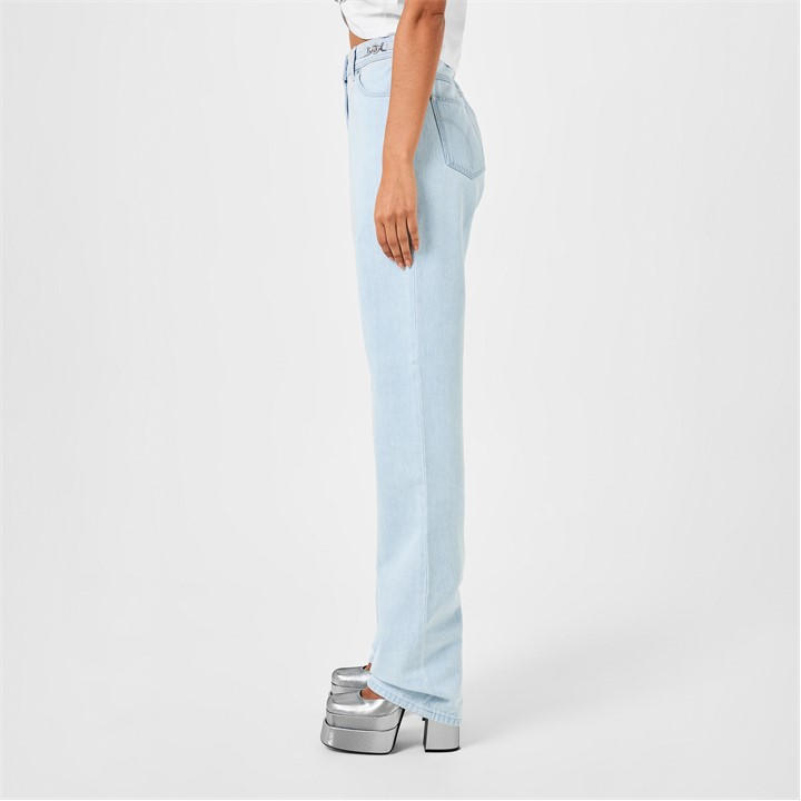 VERSACE | Medusa Straight Jeans | Light Blue Ice | FRASERS