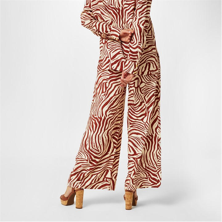 Biba | Biba Printed Trouser | Tan Zebra | FRASERS