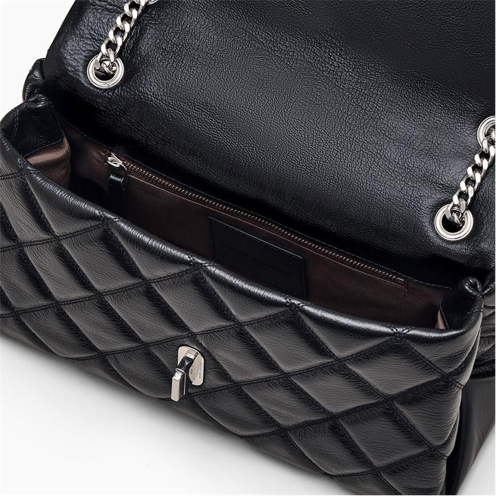 Marc Jacobs | Quilted Dual Convertible Shoulder Bag | Black | FRASERS