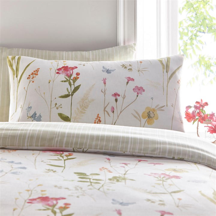 Dreams and Drapes | Spring Glade Hand Painted Print Duvet Cover Set ...