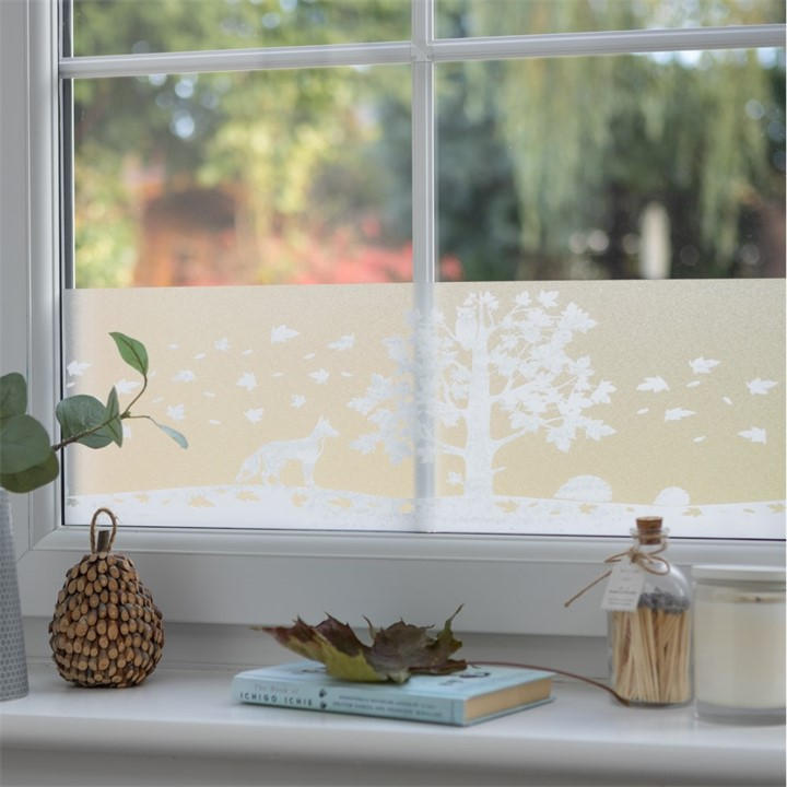 D C Fix | dc fix Woodland Window Film Border | Frost | FRASERS