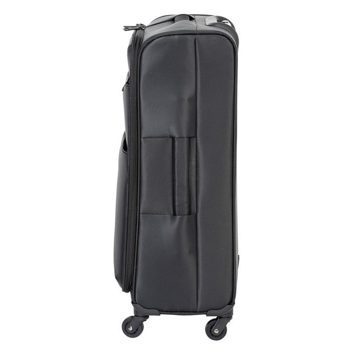 Linea | Sorento Fabric Soft Shell Suitcase | Black | FRASERS