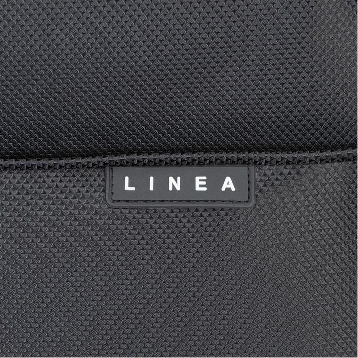 Linea | Sorento Fabric Soft Shell Suitcase | Black | House of Fraser