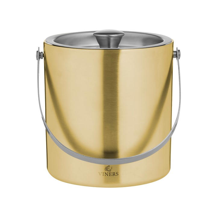 Viners | Double Walled Ice Bucket Gold | Gold | FRASERS