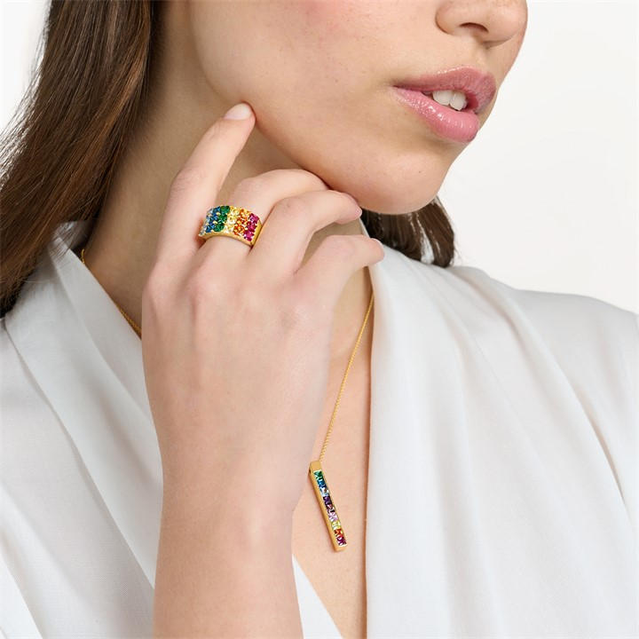 Thomas Sabo | Rainbow Ring | Multi | FRASERS