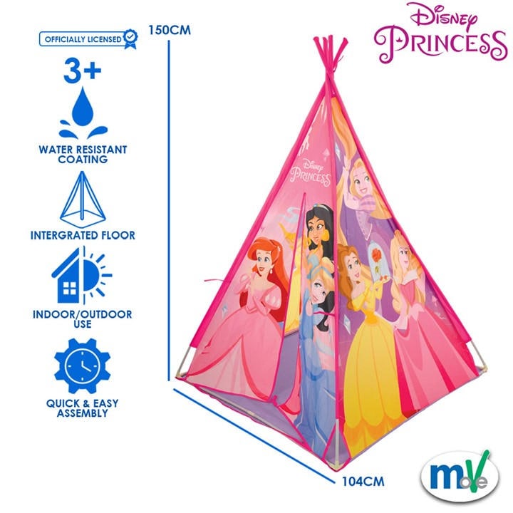 Disney | MoVe Disney Princess Play Tent | Multi | FRASERS