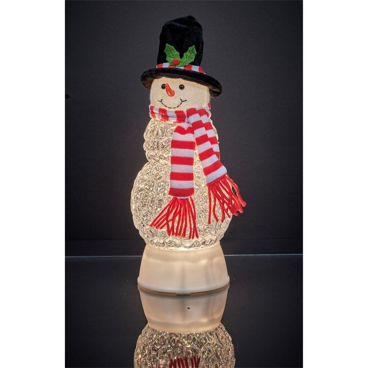 Premier | Snowman Water Spinner with Colour Changing LED's | Clear ...