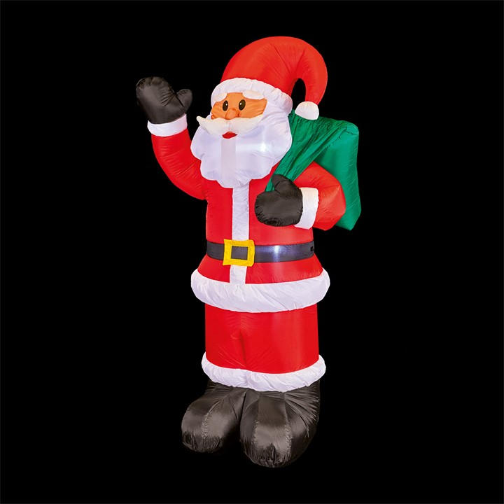 Premier | 1.8m Inflatable Santa Waving | Multi | FRASERS