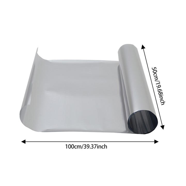 LIFE IDEAS | Self-Adhesive One Way Privacy Mirror Window Film | Silver ...