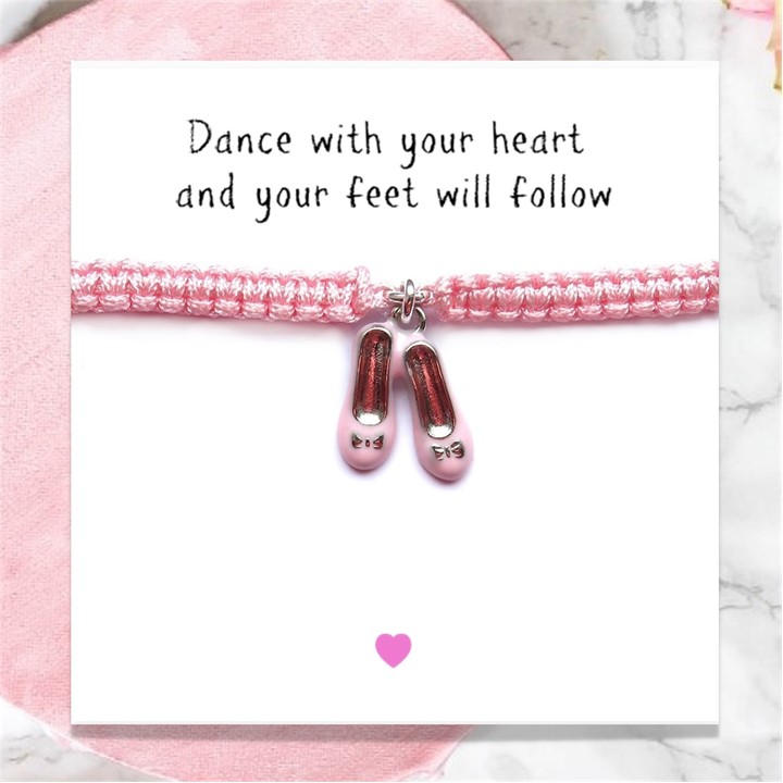 Aye Do | Ballet Shoes Friendship Bracelet Sm Hamper00303-CD | Pink | FRASERS