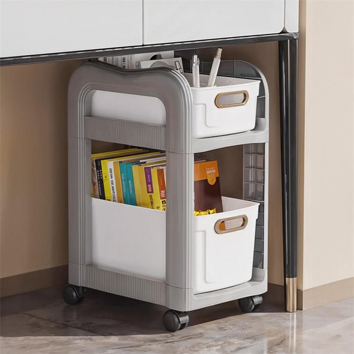 LIFE IDEAS | 2-Tier Narrow Storage Rack | White | FRASERS