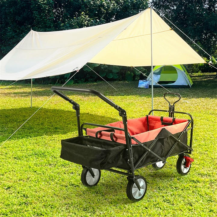 Breeins | Foldable All-Terrain Camping Trolley | Red | FRASERS