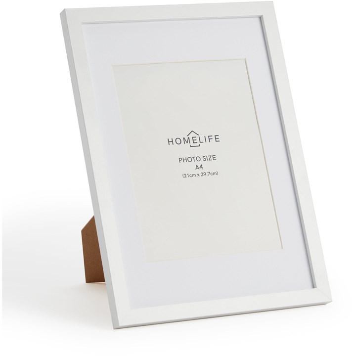 Homelife | A4 PHOTO FRAME 09 | White | FRASERS