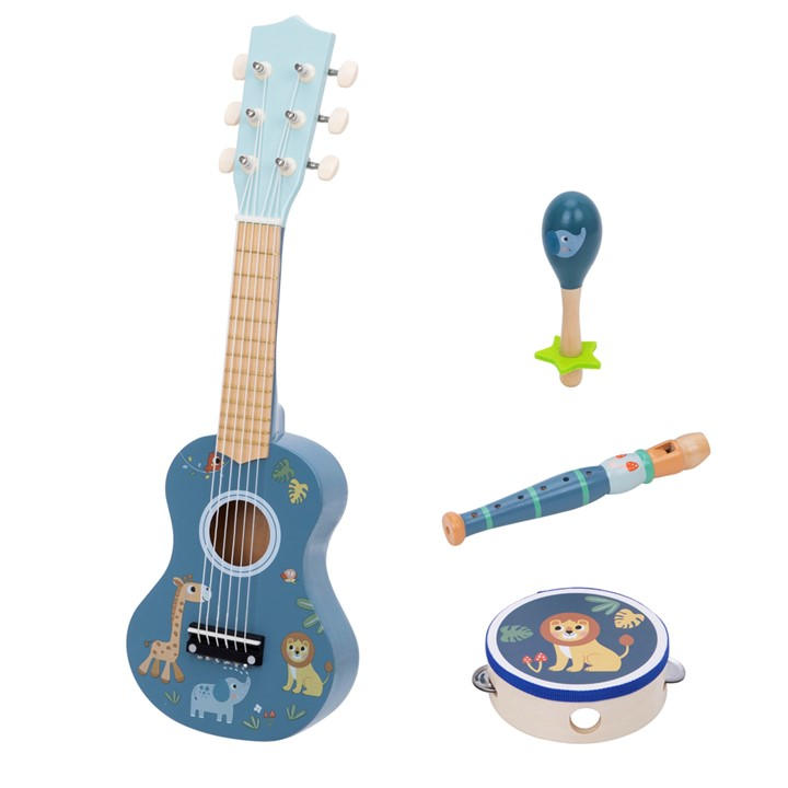 Tooky Toy | Wooden Jungle Musical Instrument Set | Multi | FRASERS