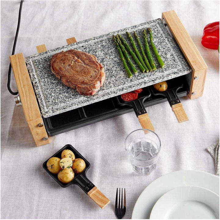 VonShef | VonShef 8 Person Raclette Grill | Black | FRASERS