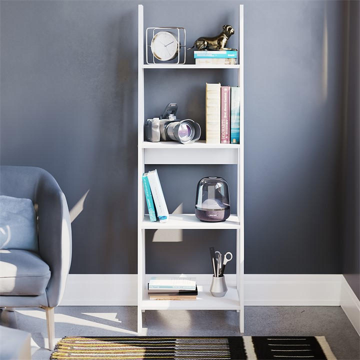 Lassic | Vida Designs Bristol 4 Tier Step Ladder Bookcase | Bookcases ...