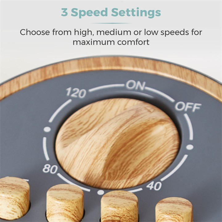 Tower | Scandi 14 Inch Tower Fan with 2 Hour Timer | Grey | FRASERS