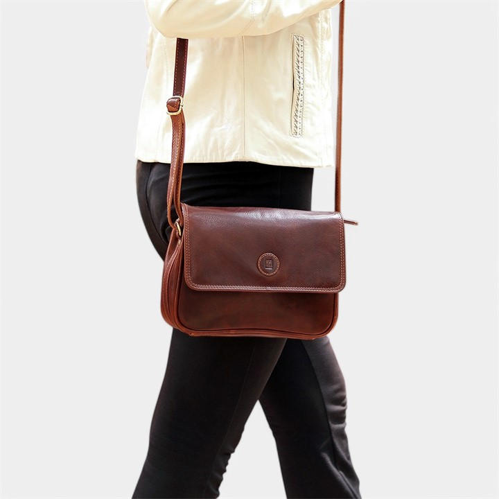 PRIMEHIDE Leather | Orion Women’s Flap Over Bag | Crossbody Bags | FRASERS