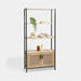 VonHaus | VonHaus Lena Rattan Book Stand | Rattan | FRASERS
