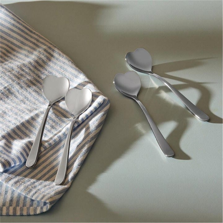 Alessi | Big Love Teaspoons - Set of 4 | Silver | House of Fraser