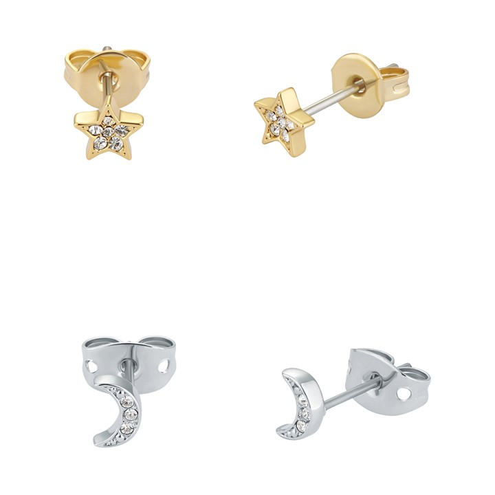 Ted Baker | Celestial Stud Earrings Gift Set | Gold/Silver | FRASERS