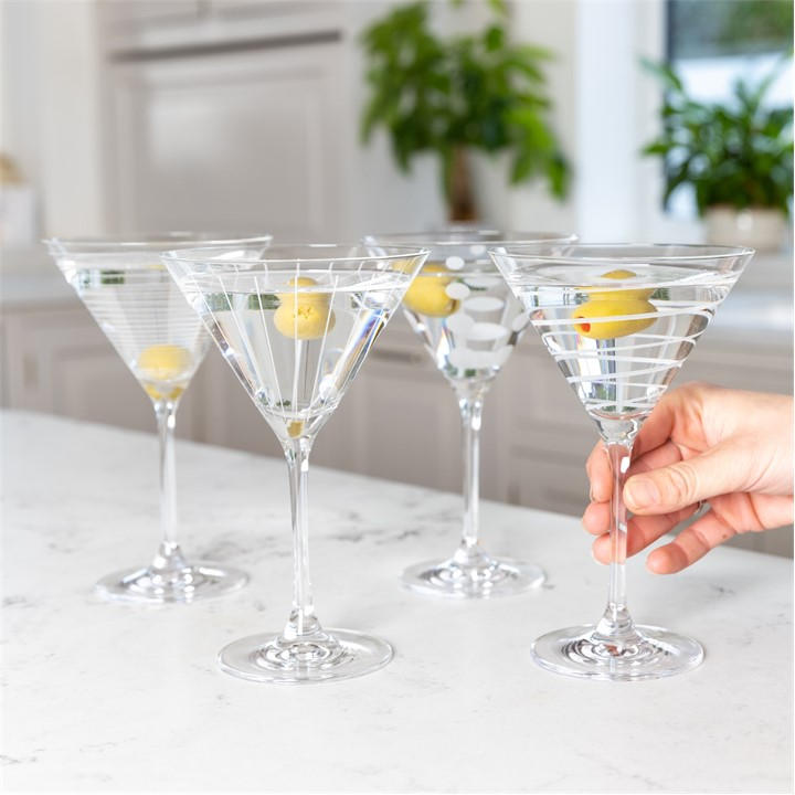Mikasa | Mikasa Cheers Set Of 4 Martini Glasses | Clear | FRASERS