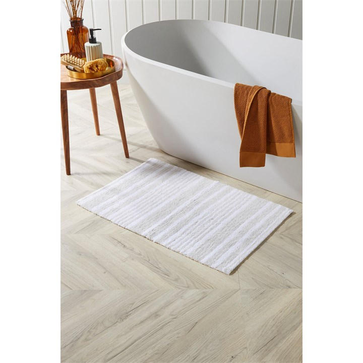 Homelife | Stripe Bathmat | Bathmats | FRASERS