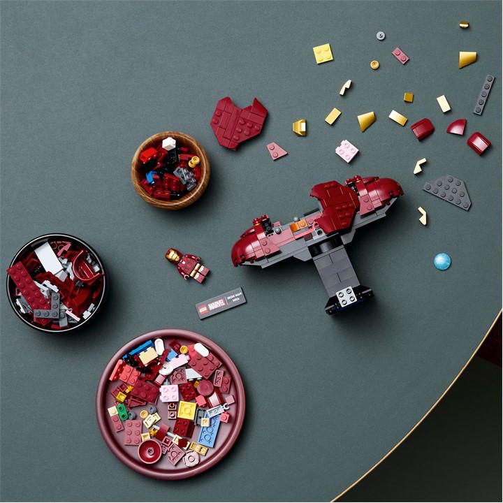 LEGO | LEGO® Marvel Iron Man MK4 Bust Buildable Model for Adults with ...