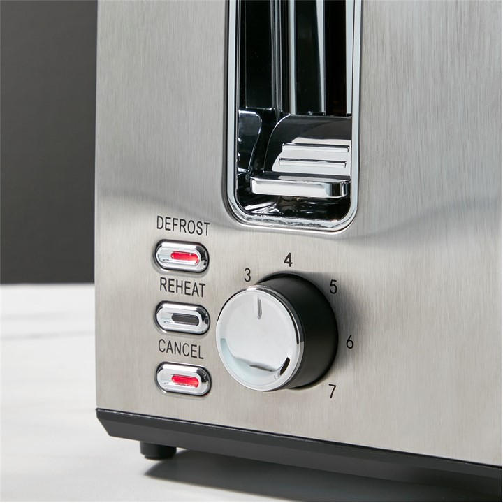 EGL | Stainless Steel 2 Slice Toaster | Silver | FRASERS